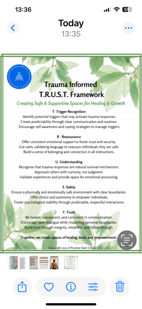 The TRUST Framework: Creating Truly Safe, Trauma-Informed Spaces - A ...